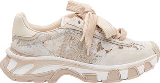 Dolce & Gabbana Femme, Chaussures, Beige, Taille: 40 EU Baskets Country Road en dentelle