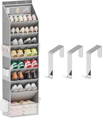 Generic Schrankregal, H&auml;ngeaufbewahrung | T&uuml;rschuh-Organizer - L&ouml;sung f&uuml;r den Eingang in vertikalen Schichten, Aufbewahrungssystem f&uuml;r das Versteck des Tasche