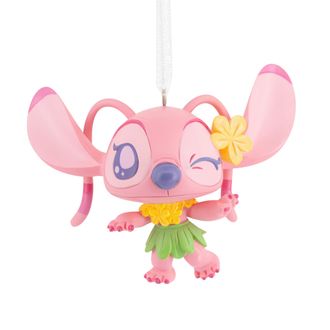 Hallmark Engel Andenken H&auml;ngende Ornament Disney Baumschmuck Lilo & Stitch Rosa