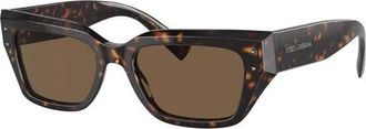 Dolce & Gabbana Femme, Accessoires, Brun, Taille: 52 MM Lunettes de soleil