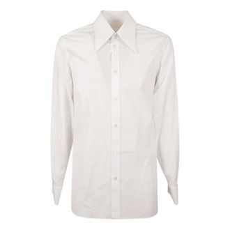 Maison Margiela Homme, Chemises, Blanc, Taille: M Chemise &agrave; manches longues