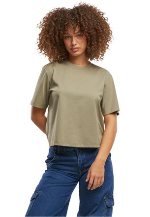 Build Your Brand Womens BY369-Ladies Sorona Loose Fit Tee T-Shirt, paleolive, 3XL