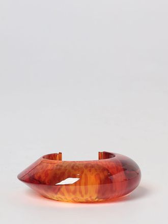 Alaia Bracelet jonc rigide Edge en r&eacute;sine effet &eacute;caille avec d&eacute;tails en laiton