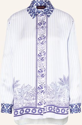 Miss Goodlife Miss Goodlife Hemdbluse Aus Satin blau