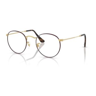 Ray-Ban Gold Havana Runde Metallgestelle - - Accessories - unisex - Gelb - 50 MM