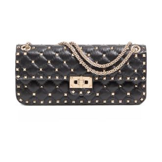 Valentino Garavani Medium Rockstud Spike Schultertasche - - Bags - Damen - Schwarzk - ONE SIZE