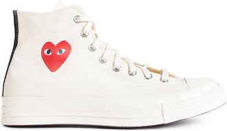 Comme Des Gar&ccedil;ons Small Red Heart Hi Top Sneakers