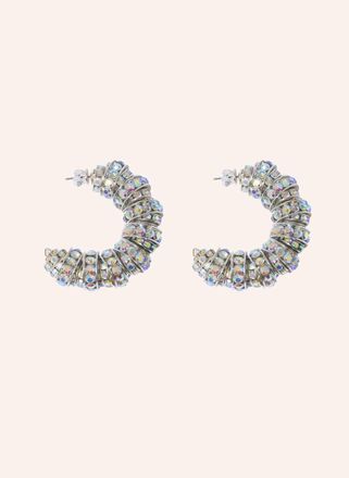 Pearl Octopuss.y Pearl Octopuss.Y Ohrh&auml;nger Mini Diamond Hoops By Glambou silber