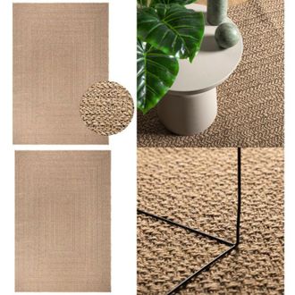 vidaXL Vidaxl - Tapis zizur 200x290 cm aspect de jute int&eacute;rieur et ext&eacute;rieur - Tapis Exterieur - Tapis Interieur - Tapis Jute - Tapis Rectangulaire - Tapis