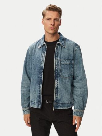 HUGO BOSS Jeansjacke Luney BO 50566465 Blau Regular Fit