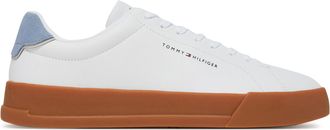 Tommy Hilfiger Sneakers Tommy Hilfiger Th Court Lth Detail Ess FM0FM05367 Weiß