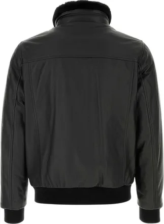 Moorer Bomber Jacket - Black
