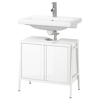 IKEA BYASJ&Ouml;N / TV&Auml;LLEN Waschbschr+T&uuml;ren/Waschb/Mischbat