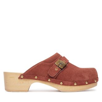 Scholl Pantoletten Scholl Pescura Clog F32326 Braun