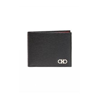 Ferragamo Homme, Accessoires, Noir, Taille: ONE Size Portefeuille Logo