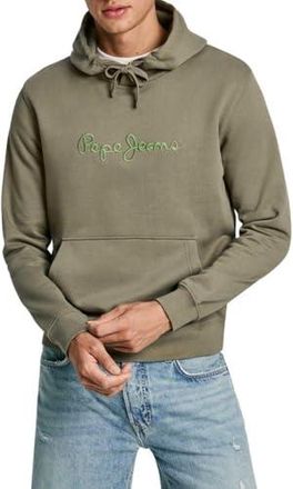 Pepe Jeans London New Joe Hoodie Maillot de surv&ecirc;tement, Vert (Vert Safari), S Homme