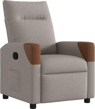 vidaXL Relaxsessel Taupe Stoff - Vidaxl