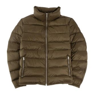 Ten c Gesteppte Daunenjacke mit zwei Taschen - - Jackets - Herren - Gr&uuml;n - 2XL