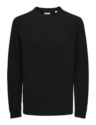 Only & Sons Onsethane Life Reg 7 Crew Knit Noos, Noir, XS