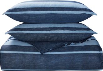 Nautica Longpoint Comforter Set, Full/Queen, Blue