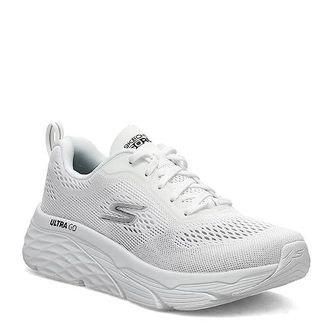 Skechers Womens Max Cushioning Elite-Destination Point Running Shoes, 4 UK, White Opulent Garden, 36.5 EU