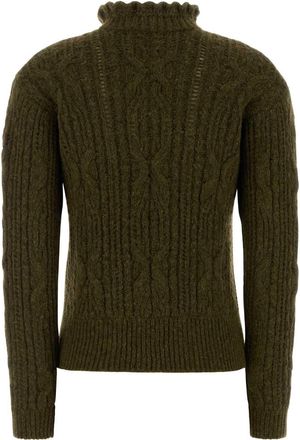 Moncler Neck Turtleneck Sweater - Green