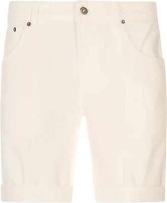 Dondup Homme, Shorts, Blanc, Taille: W31 Mius Bermuda