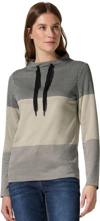 Cecil Damen Gestreiftes Colorblock Shirt