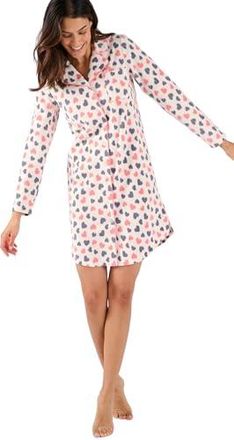 Damart Liquette Polaire Thermolactyl Femme Blanc Imprim&eacute; Taille 46-48 (L)