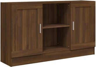vidaXL Sideboard Braun Eichen-Optik 120x30,5x70 cm Holzwerkstoff Vidaxl