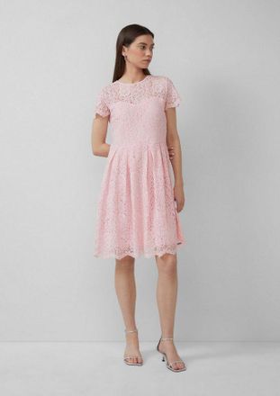 QS by s.Oliver Minikleid Kleid Tailliertes Spitzenkleid