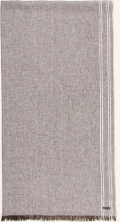 HUGO BOSS Schal Oscaar Mit Leinen braun