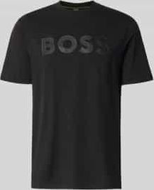 HUGO BOSS Regular Fit T-Shirt aus reiner Baumwolle Modell TS_STRUCTURE LOGO 1027473
