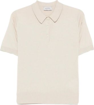 John Smedley Femme, Pulls, Beige, Taille: 40 FR Jill Sea Island Cotton Shirt