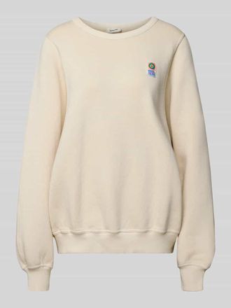 American Vintage Sweatshirt mit gerippten Abschl&uuml;ssen Modell FIKY