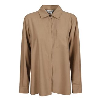 Max Mara Femme, Blouses et Chemises, Brun, Taille: 36 FR Max Mara Chemises