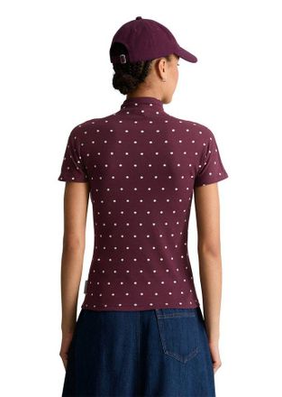 Marc O'Polo Denim T-Shirt Geripptes Jersey-Top slim aus Stretch-Jersey