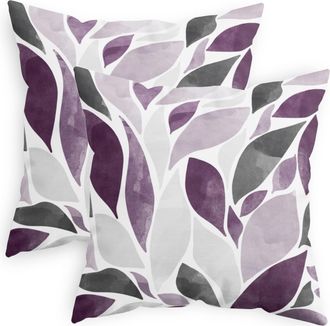 CaliTime Kissenbezüge Kissenhülle Packung von 2 gemütlichem Fleece Falls fallende Dahlia Blumenblüten Blütenblätter Dekorative für Couch Bettsofa Bauernhaus De