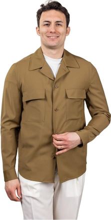 BRIGLIA 1949 Homme, Vestes, Vert, Taille: XL John Overshirt