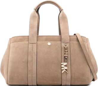 Michael Kors Femme, Sacs, Beige, Taille: ONE Size Sac à Main en Cuir Beige Accessoire Élégant
