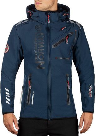 Geographical Norway Softshelljacke Herren Outdoor Jacke baroyaute Modernes Design mit stylischem Print