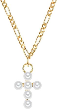 Glanzst&uuml;cke M&uuml;nchen Halskette - Sterling Silber Halskette S&uuml;&szlig;wasser-Zuchtperle Kre - Gr. unisize - in Gold - f&uuml;r Damen