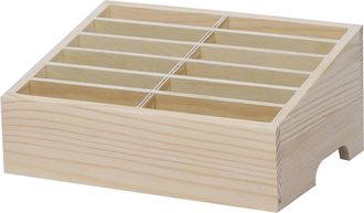 Generic Telefonhalter Aus Holz Mit 48 Steckpl&auml;tzen, Telefonaufbewahrungsbox for Den Unterricht, Robust und Langlebig, Geeignet for Konferenzr&auml;ume und Bildungs