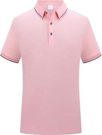 Generic Polo &agrave; manches courtes pour homme 2025 fluo, rose, 4XL