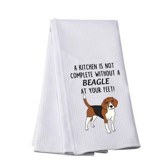 Generic Lustiges Beagle-Hunde-K&uuml;chentuch A Kitchen is Not Complete Without A Beagle K&uuml;chentuch Beagle-Liebhaber-Geschenk (A BEAGLE -T)
