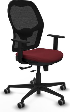 Piqueras y Crespo B&uuml;rostuhl 8 Stunden Jorquera mit 1D-Armen, h&ouml;henverstellbare Lendenwirbelst&uuml;tze, ausgestattet mit Syncro/Traslack und eingespritztem Schaum, mit Rolle