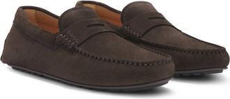 HUGO BOSS Mokassins Noel aus Veloursleder in
