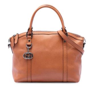 Gucci Pre-owned Vintage Satchel - - Pre-owned - Damen - Braun - ONE SIZE