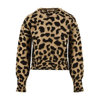 Akep Spotted Rundhals-Pullover - - Knitwear - Damen - Mehrfarbig - M