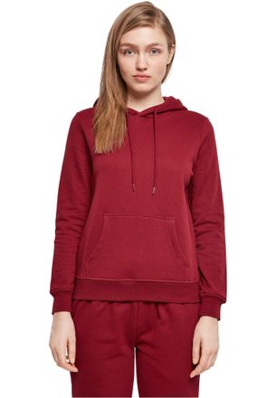 Build Your Brand Ladies Basic Hoody Burgundy L